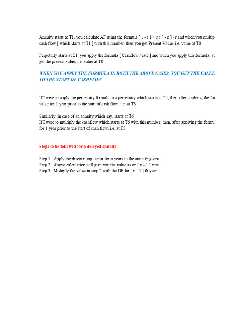 3.1 AFM - Time Value of Money - 181223 | PDF | Present Value ...