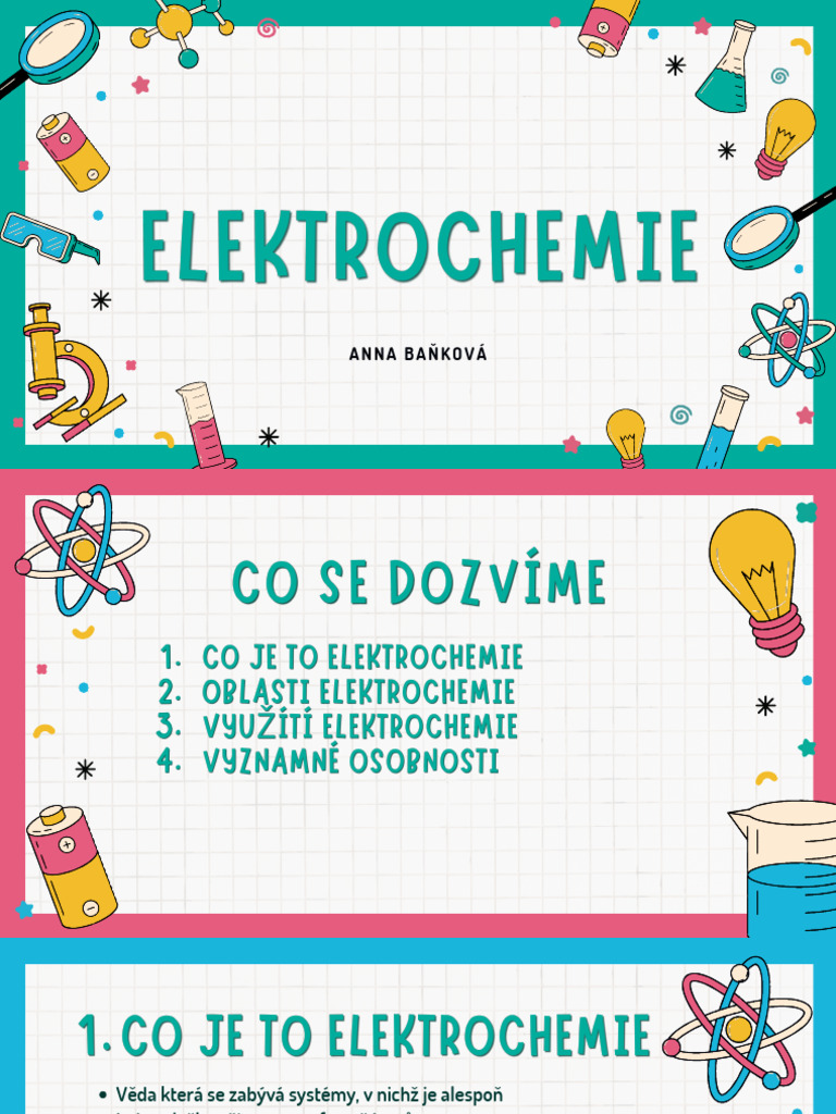 Elektrochemie Anna Baňková | PDF