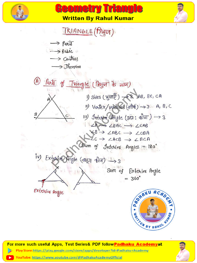 Triangle Note | PDF