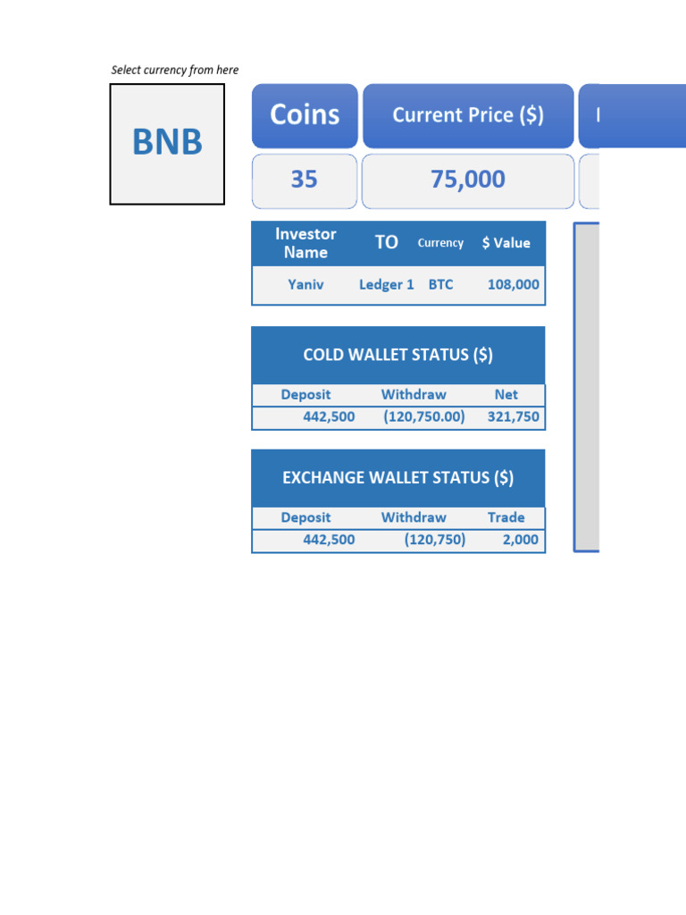 Template 01 Binance Wallet Transactions Log | PDF | Bitcoin | United ...