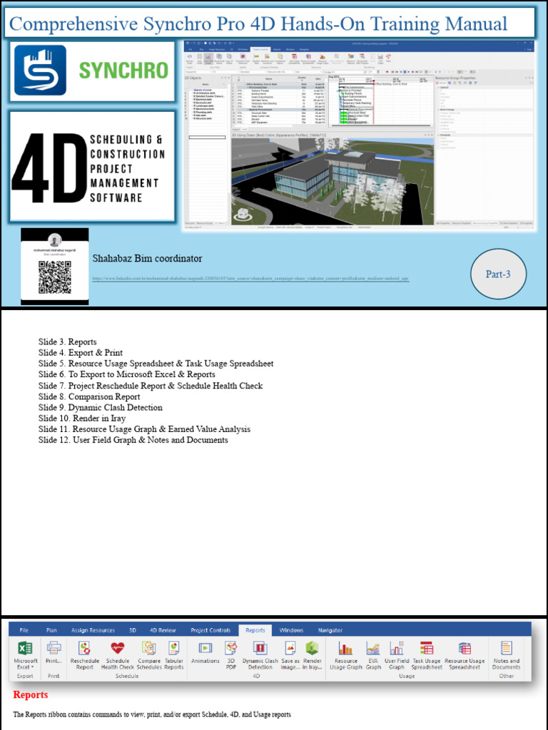 Synchro Pro 4D Training Manual Overview | PDF | Microsoft Excel ...