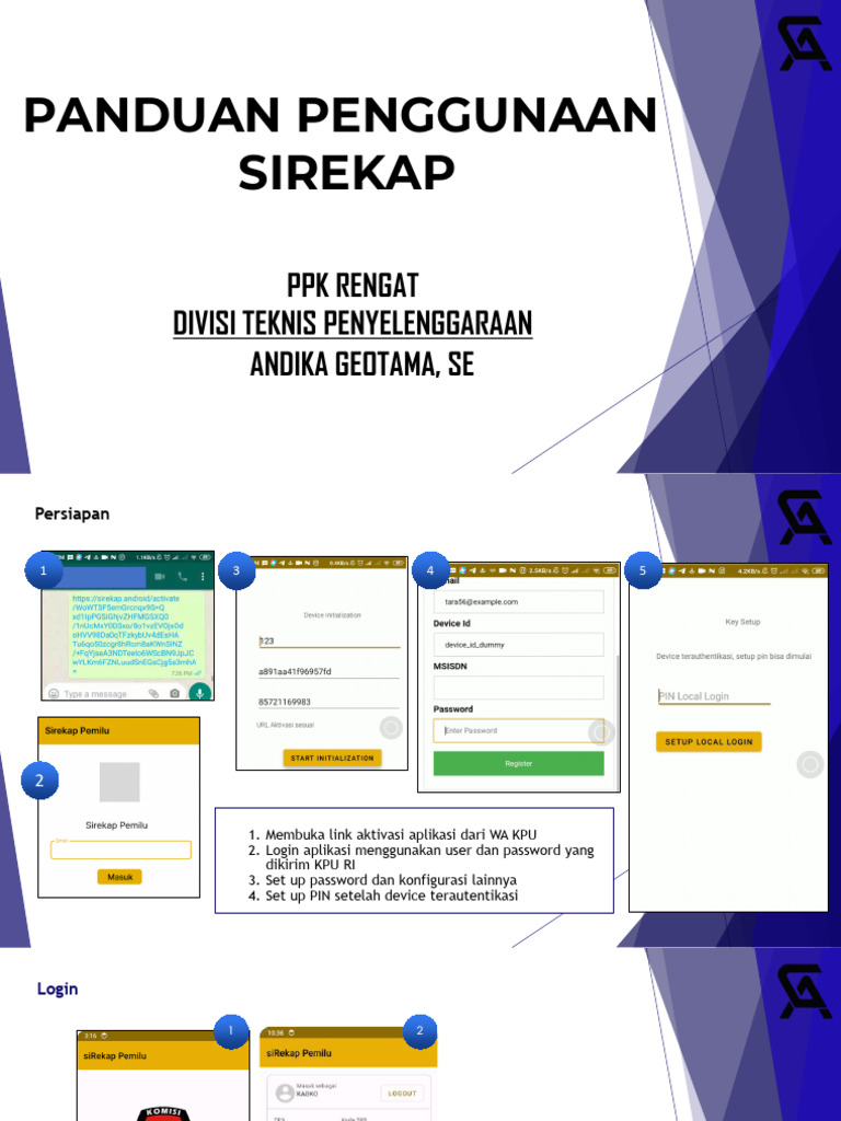 Panduan SIREKAP PPK Rengat | PDF