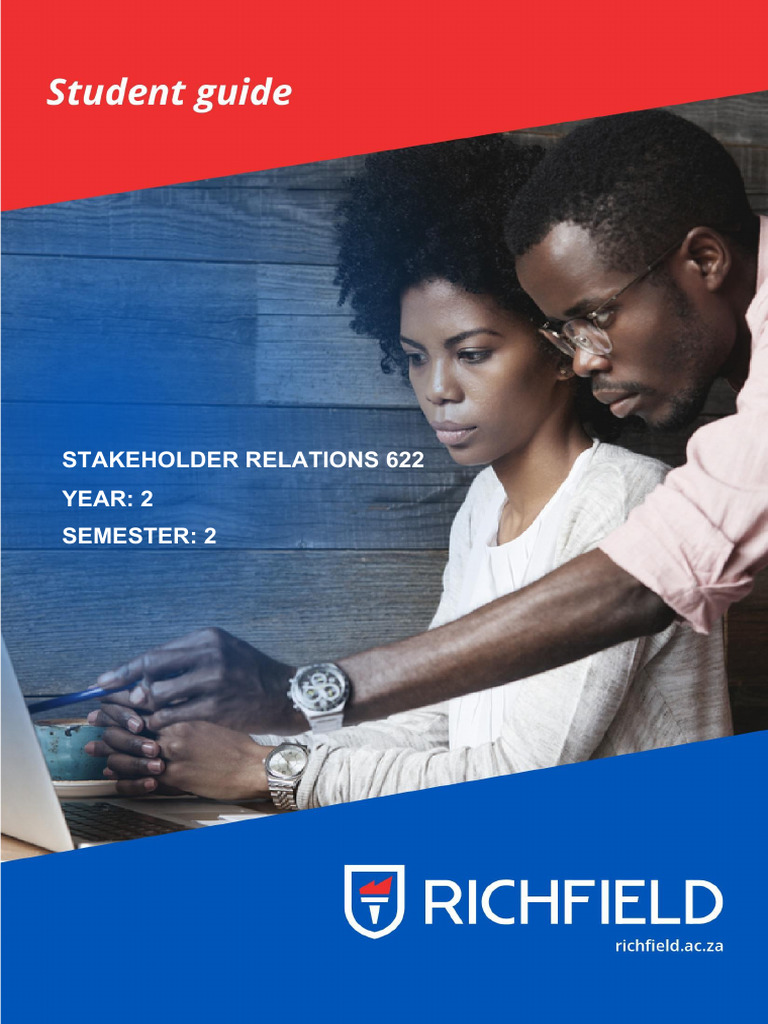 Stakeholder Relations 622 Study Guide 2023 | PDF | Public Relations ...