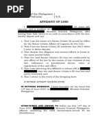 Botswana Police Affidavit Template | PDF