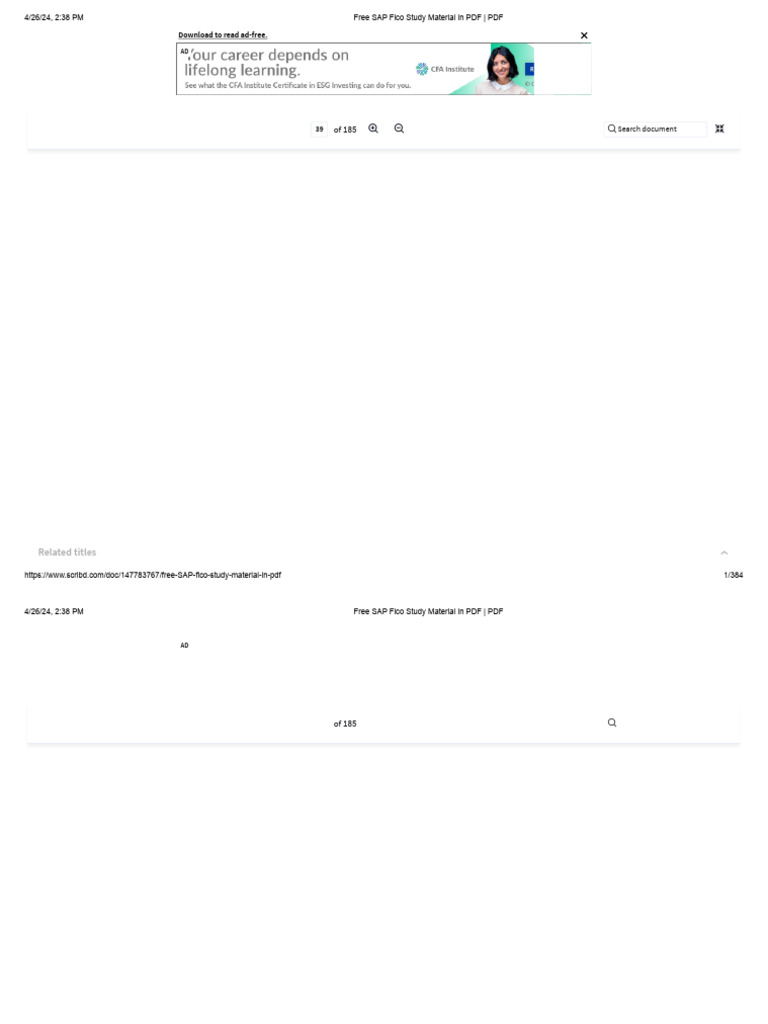 Free SAP Fico Study Material in PDF - PDF | PDF | Digital Technology | Computer File