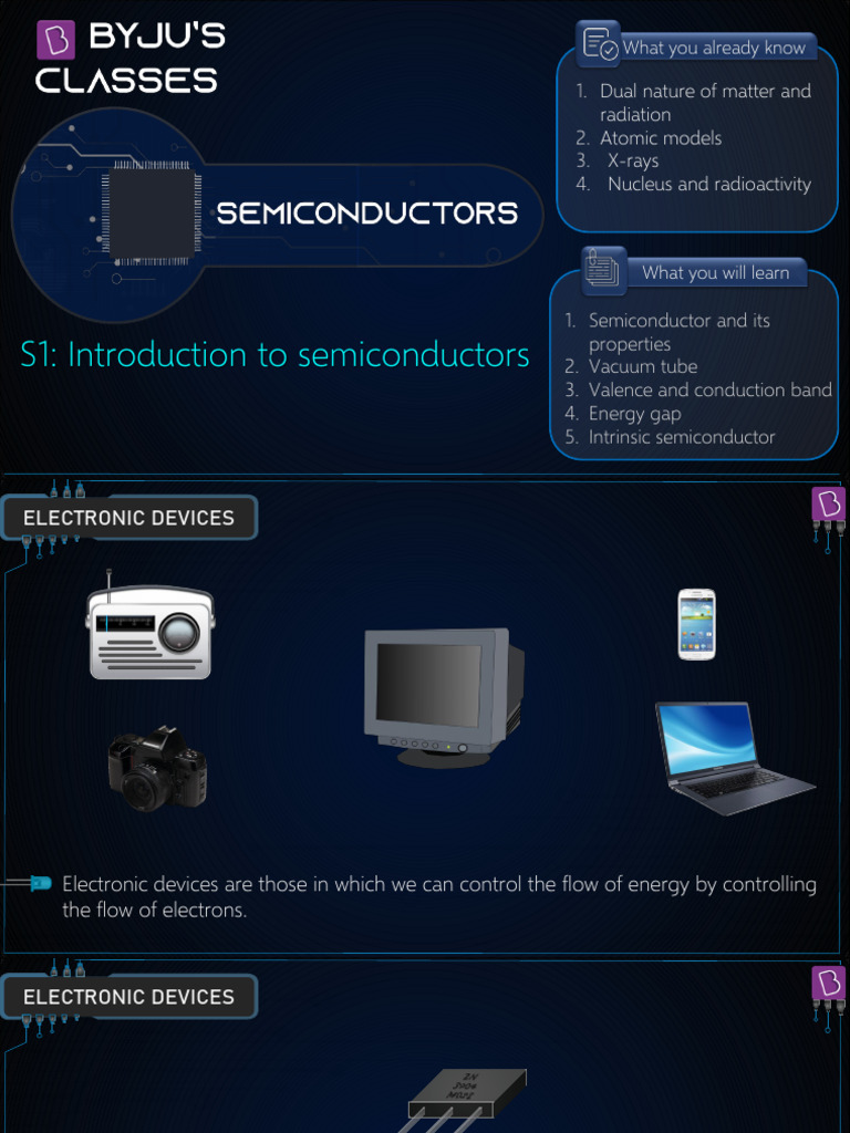 Semiconductor and Devices - Byju's | PDF | Semiconductors | Valence And ...