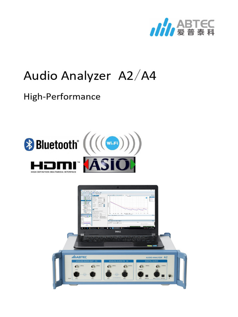 ABTEC A2 Audio Analyzer Introduction | PDF | Hdmi | Telecommunications