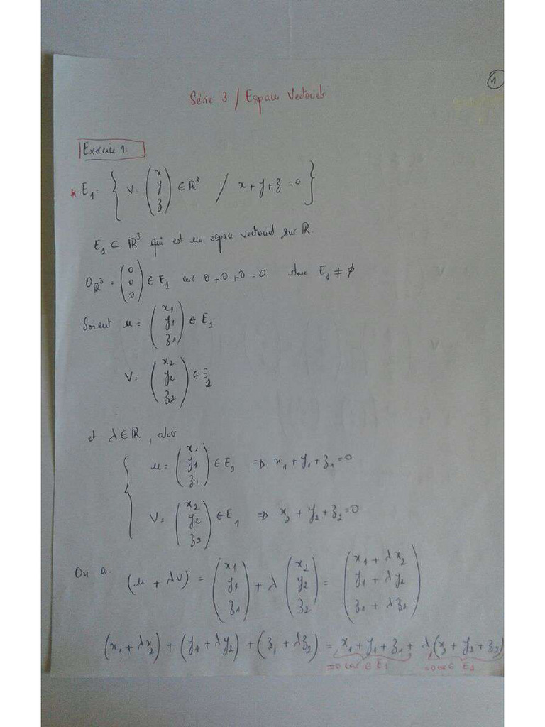 Correction de La Série 3 (Version Finale) | PDF