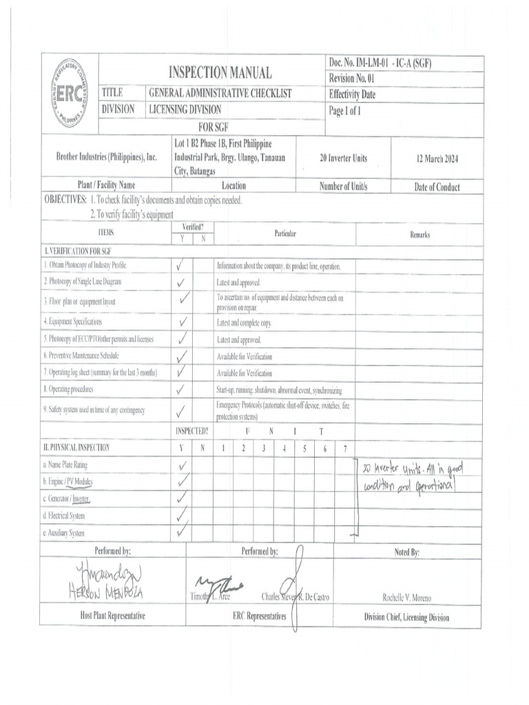 Inspection Manual II | PDF