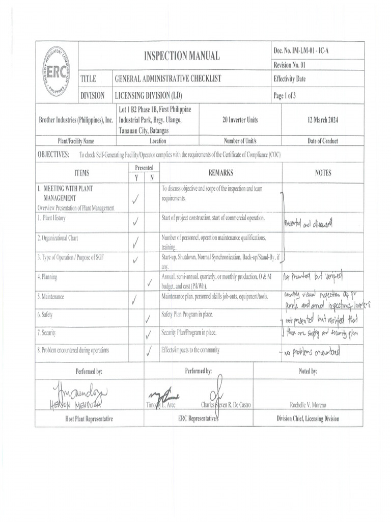 Inspection Manual I | PDF