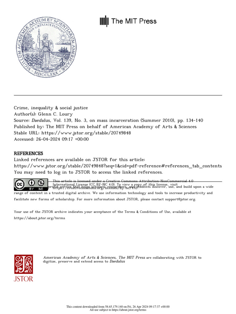 Crime, Inequality, and Social Justice Insights | PDF | Justice | Crime ...
