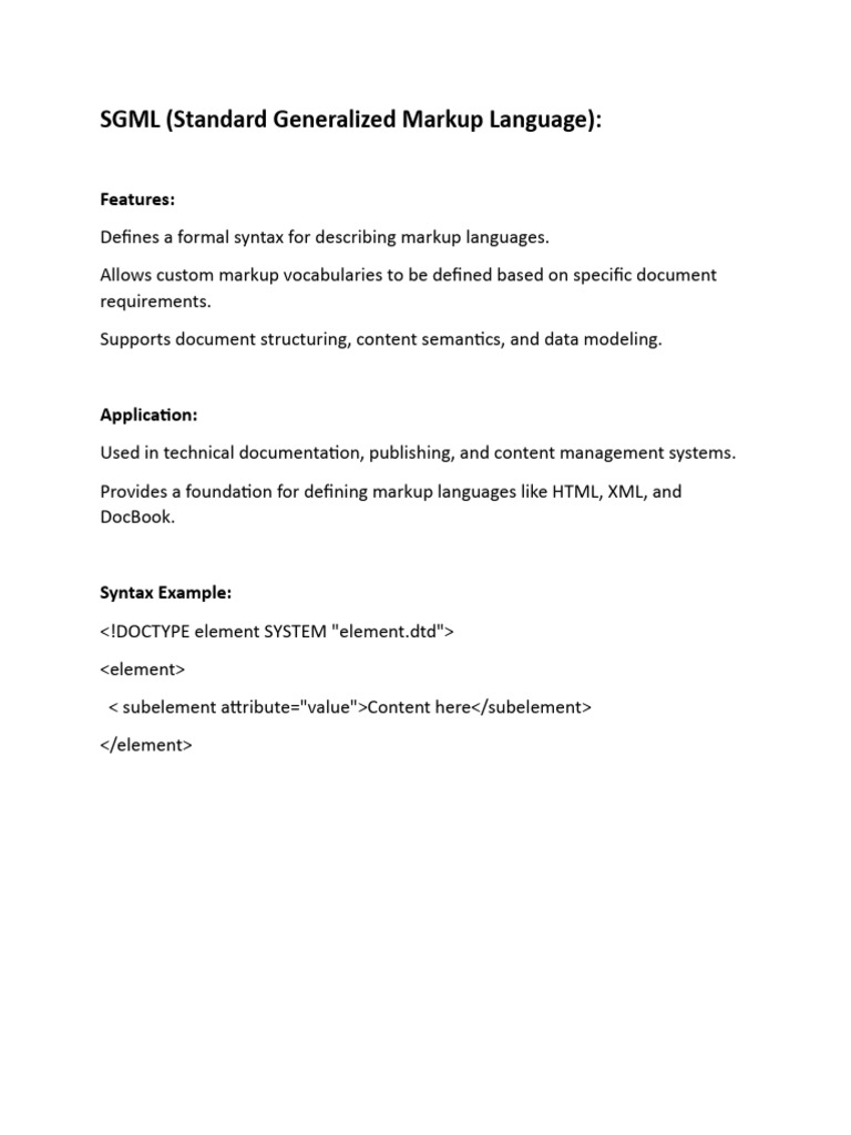 Markup Languages | PDF | Xhtml | Html