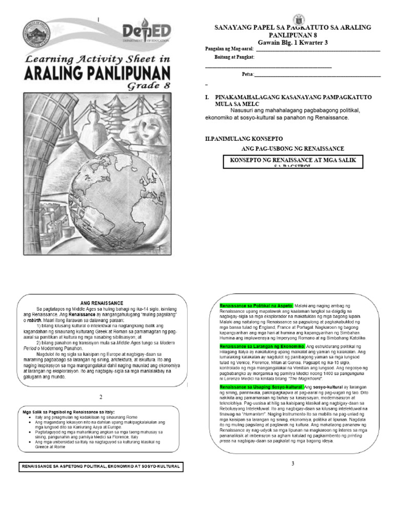 Modified-Q3-LAS-1 AP8 | PDF