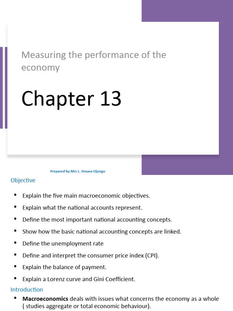 Measuring Economic Performance Metrics | PDF | Gross Domestic Product ...