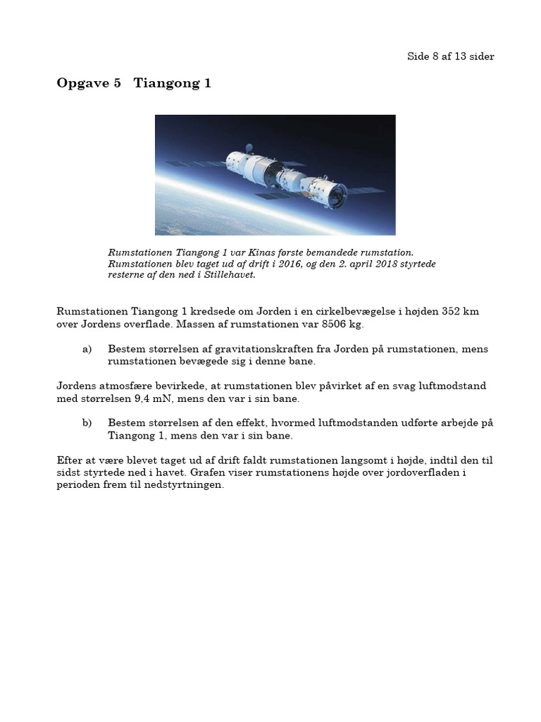 Tiangong 1 | PDF