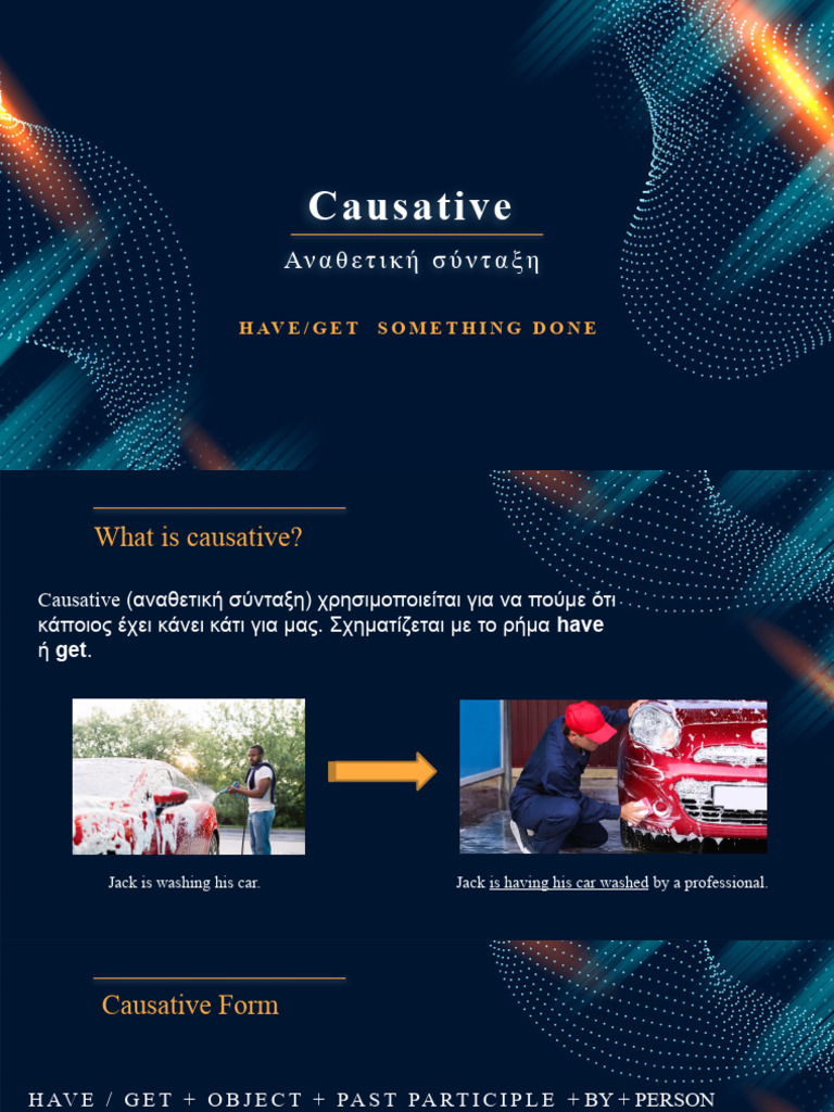 Understanding Causative Structures in English | PDF | Linguistic ...