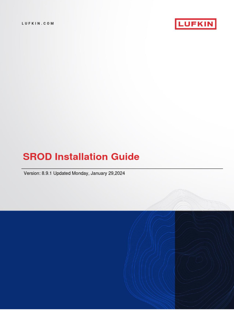 SROD v8.9.1 Installation Guide | PDF | Microsoft Windows | Computer File