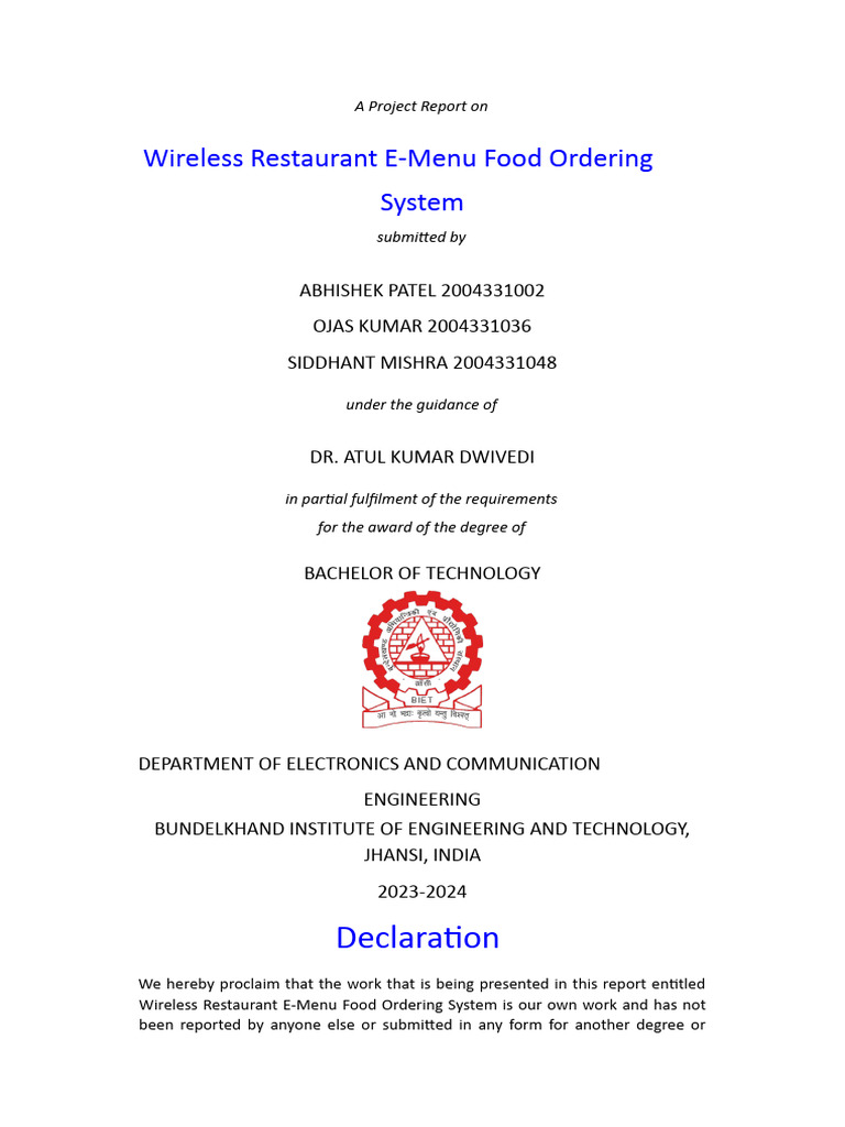 Final Project Report Check | PDF | Embedded System | Debugging