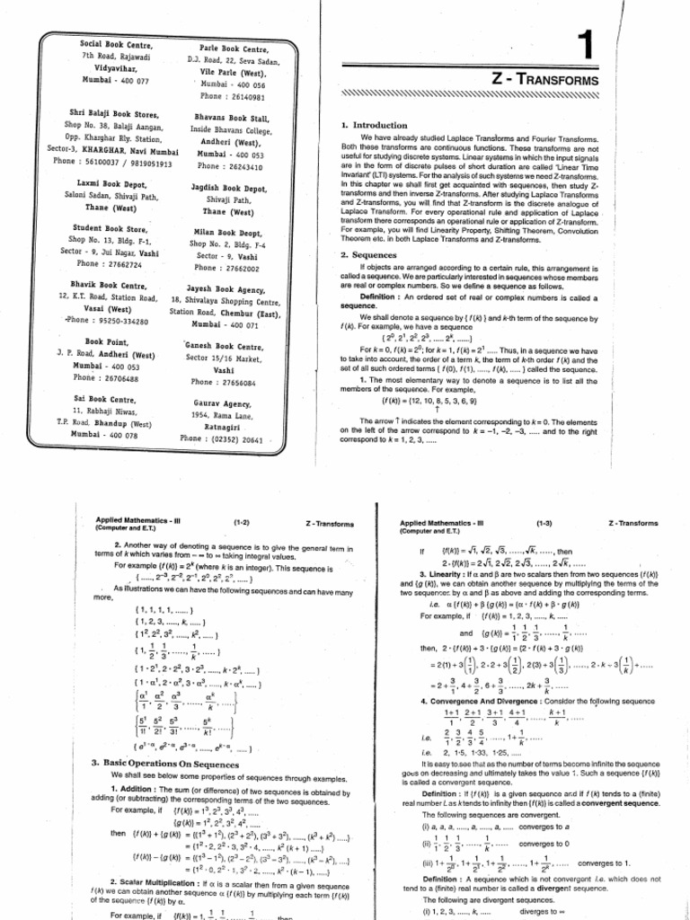 z transform | PDF