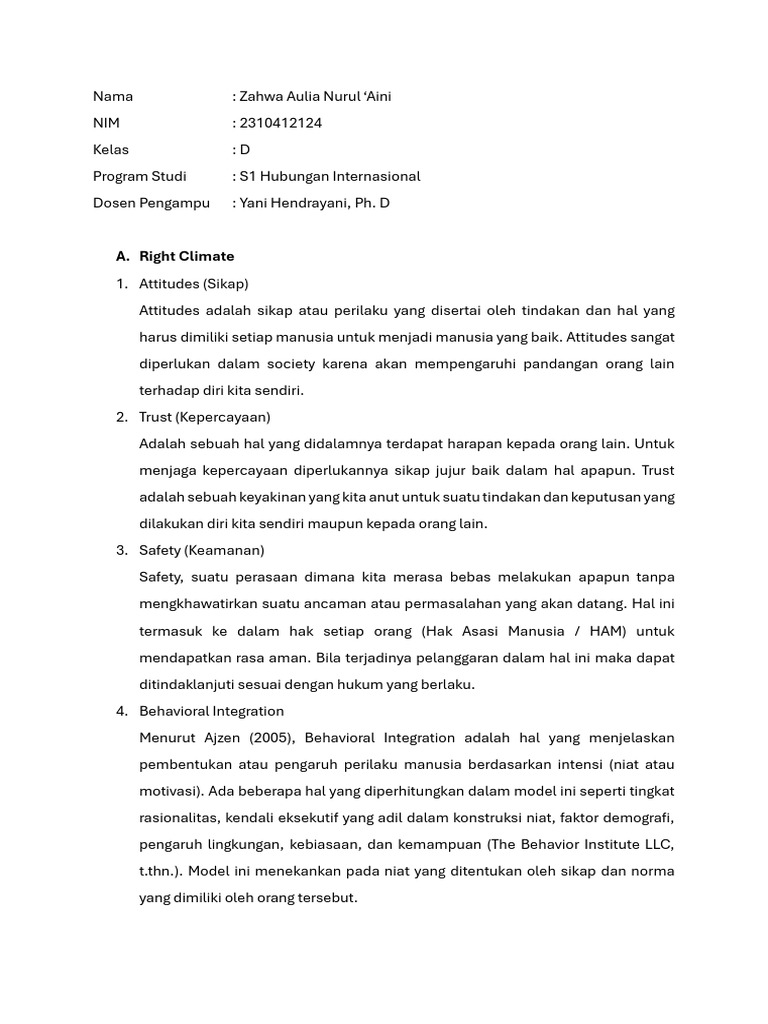 Right Climate & Constructive Communications | PDF