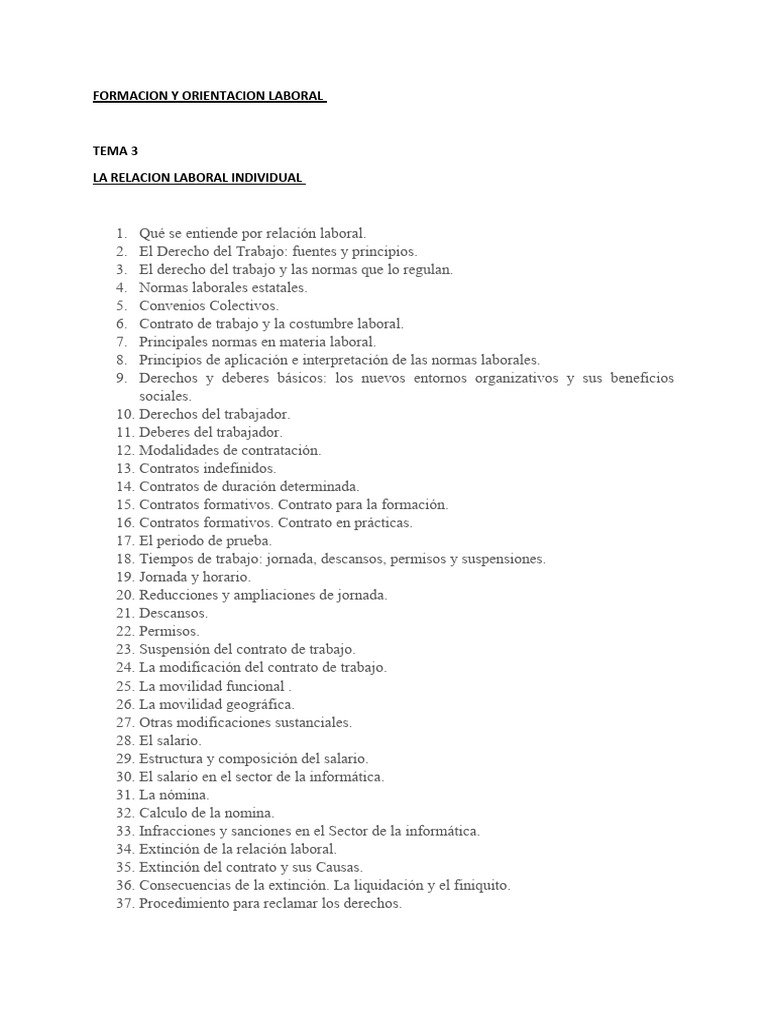 Formacion y Orientacion Laboral | Descargar gratis PDF | Derecho laboral | Justicia