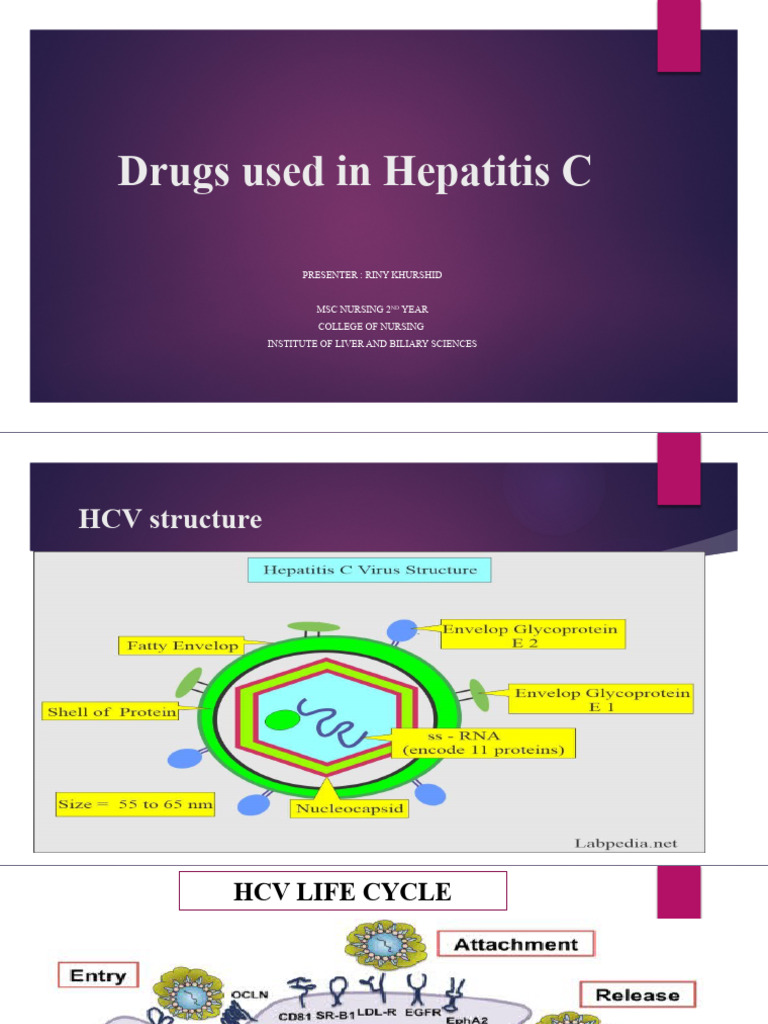 Drugs Used in Hep C | PDF | Hepatitis C | Hepatitis C Virus