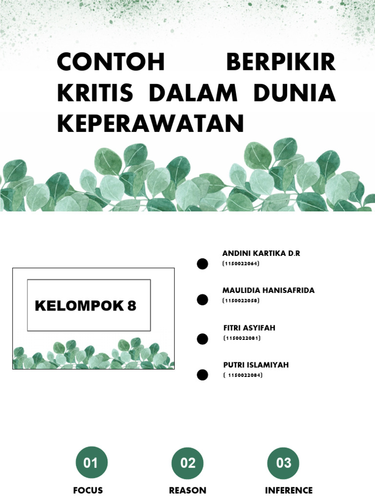 Contoh Berpikir Kritis | PDF