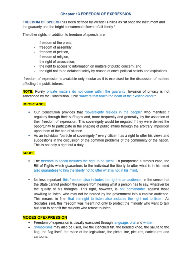 Understanding Freedom of Expression | PDF | Obscenity | Justice