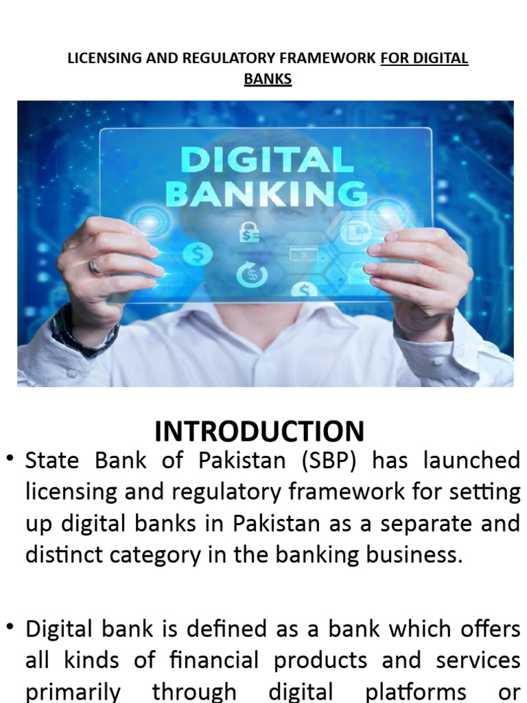 Licensing and Regulatory Framework for Digital BanksFile | PDF | Banks ...