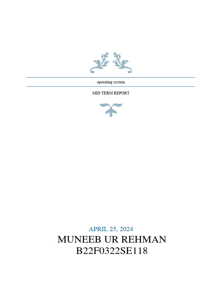 Muneeb Mid Report | PDF