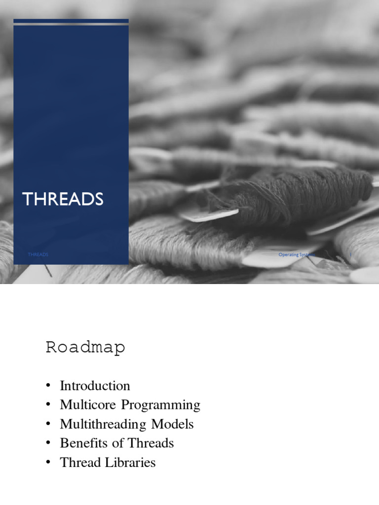 Threads | PDF | Thread (Computing) | Operating System