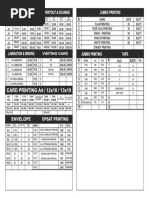 Paper Size Specifications and Types | PDF | Printer (Computing) | Paper
