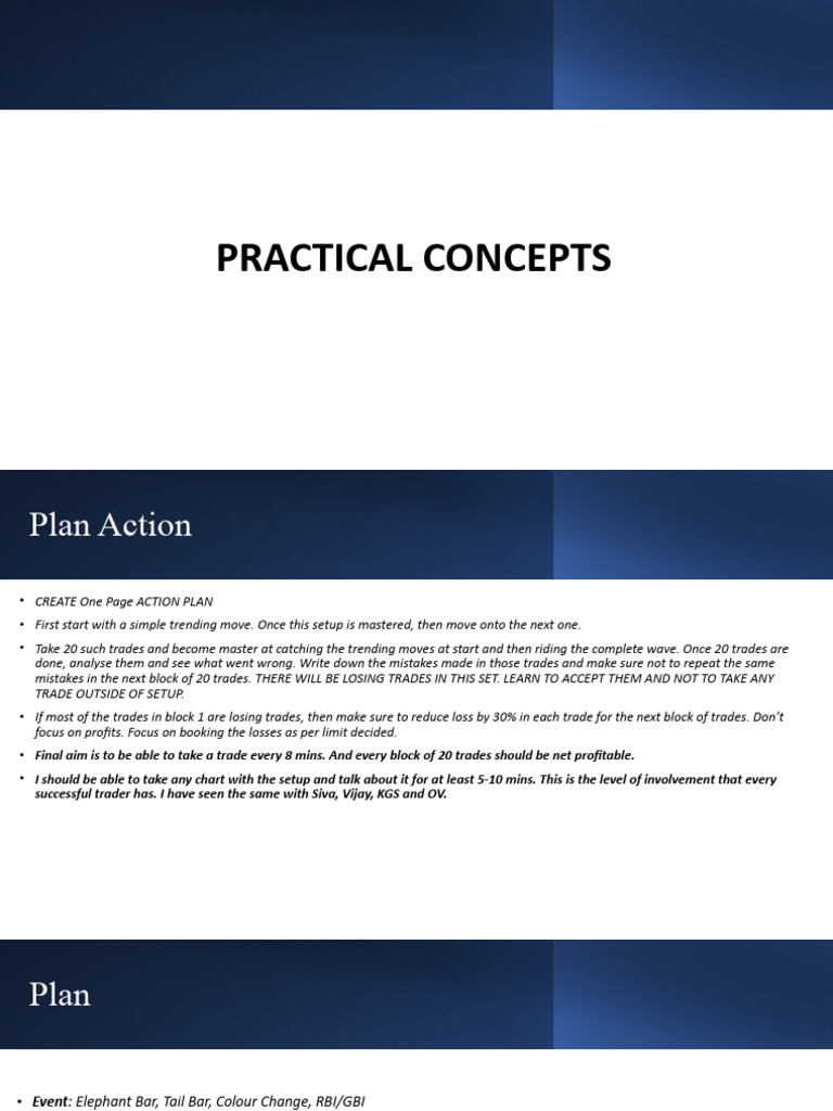 Scalping Setup Plan | PDF | Market Trend | Investing