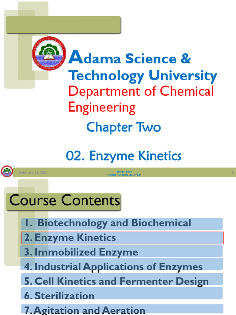 02.Enzyme Kinetics | PDF | Enzyme Inhibitor | Enzyme