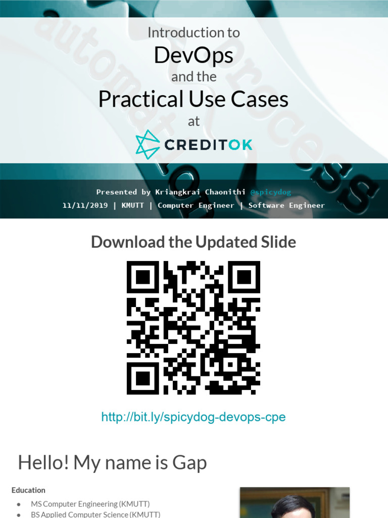 Final5-Introduction-to-DevOps-and-the-Practical-Use-Cases-at-Credit-OK | PDF | Cloud Computing ...