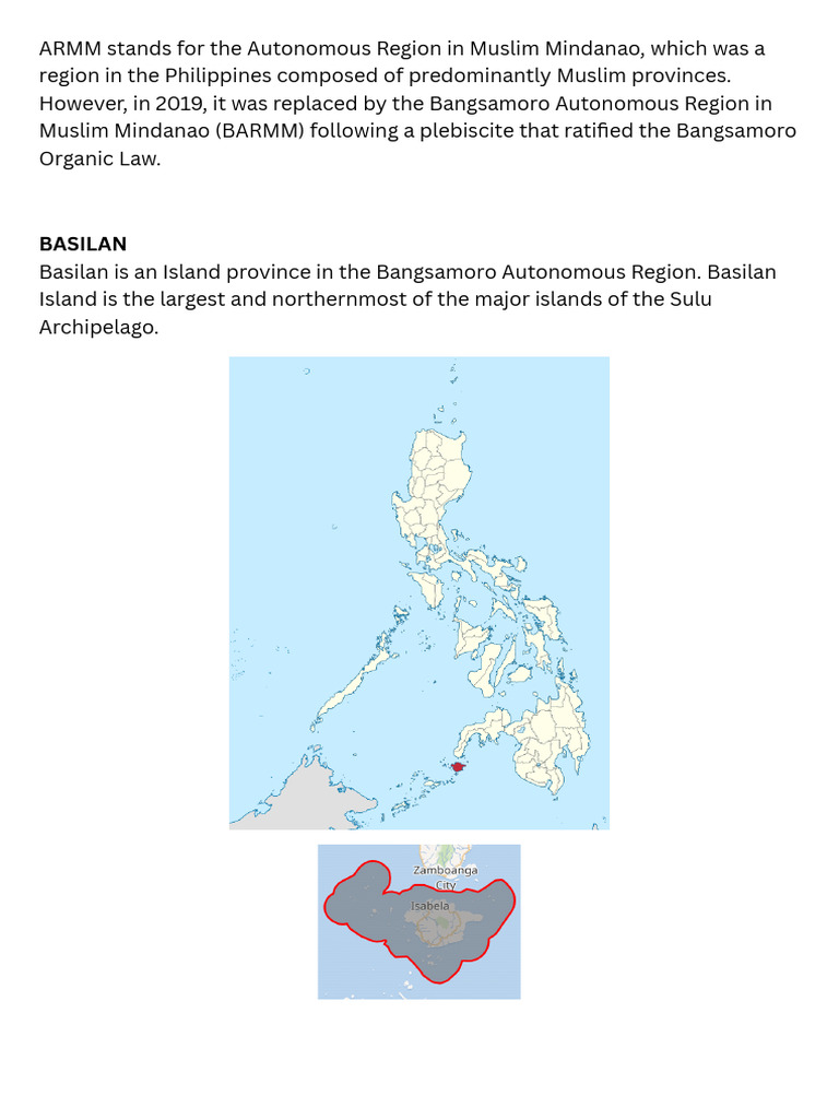 Explore Basilan: Culture and History | PDF