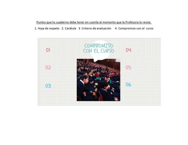 Compromiso de Las Aulas Hacia El Curso | PDF