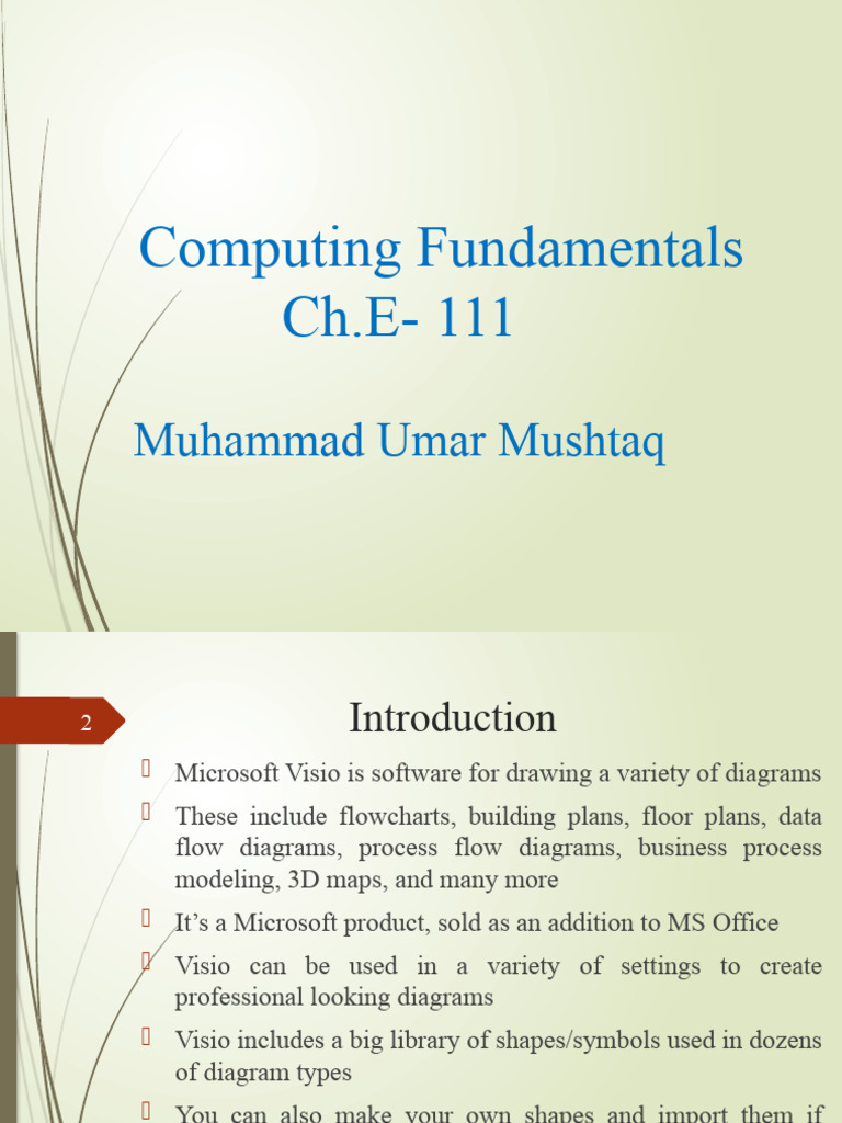 Visio Applications in Chemical Engineering | PDF | Computing | Software