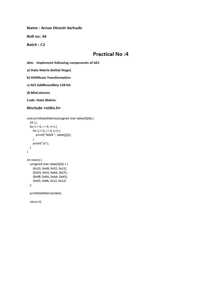 Arnav Practical 4 | PDF | Computer Programming | Software Engineering