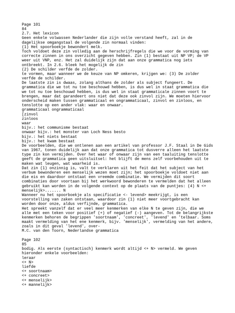 Nederlandse Grammatica Dutch Grammar Compress 200 | PDF