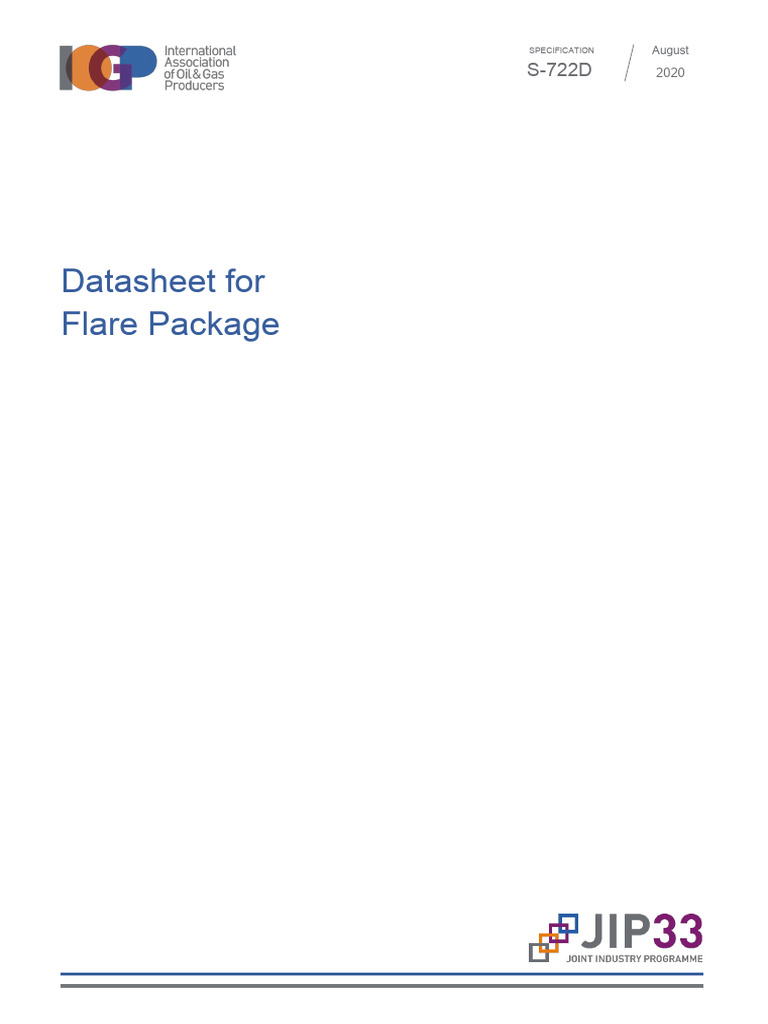 Data Sheet Flare Package S 722Dv2020 08 | PDF | Procurement | Gases
