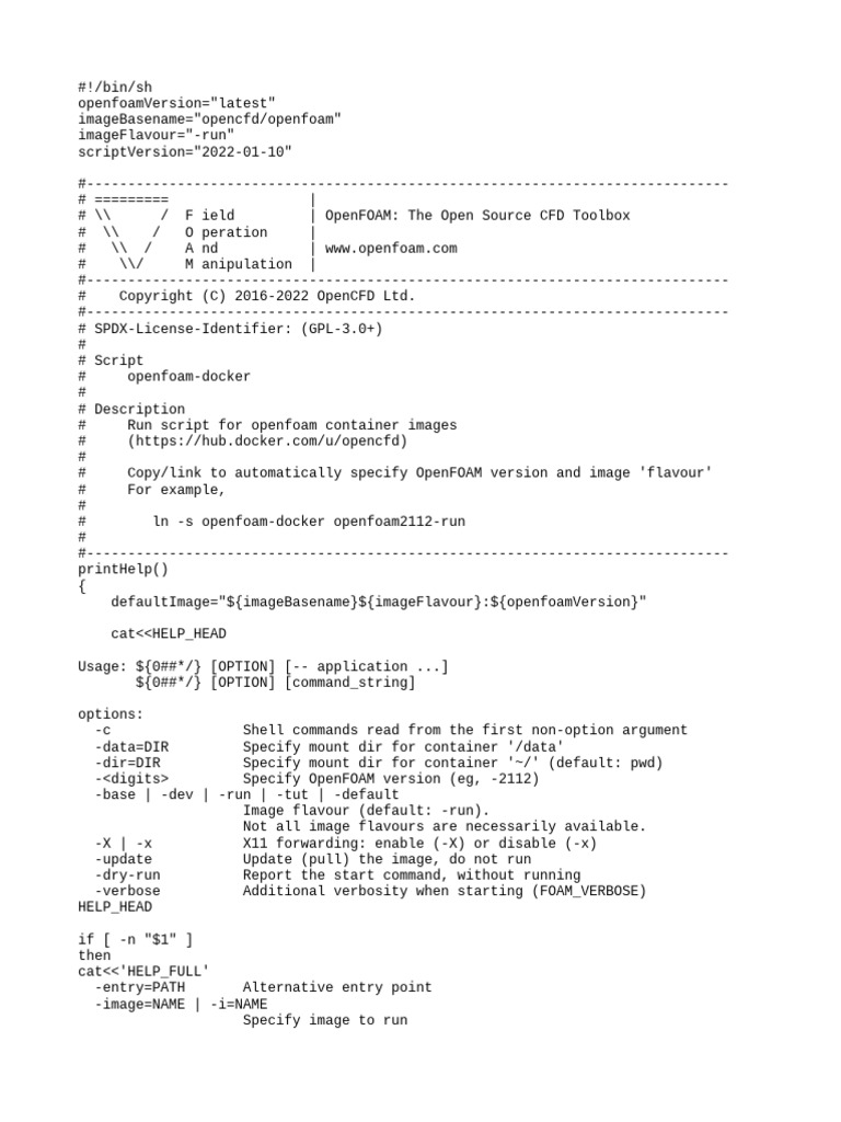 Openfoam Docker | Download Free PDF | Utility Software | Computer Programming