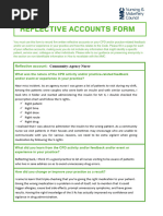 Reflective Accounts Form New | PDF