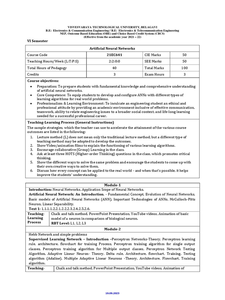Artificial Neural Networks | Download Free PDF | Artificial Neural Network | Machine Learning