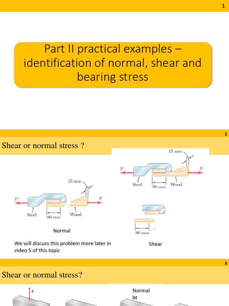 Concept of Stress_Part2 | PDF | Stress (Mechanics) | Shear Stress