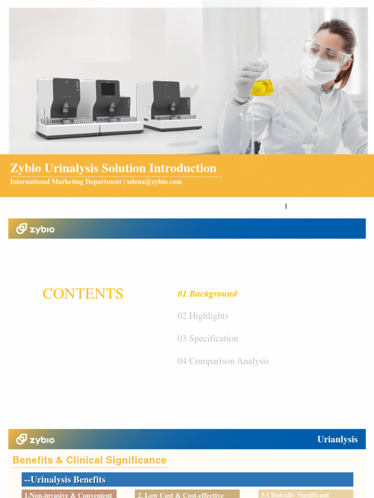 Zybio Urinalysis Products Introduction | PDF | Creatinine