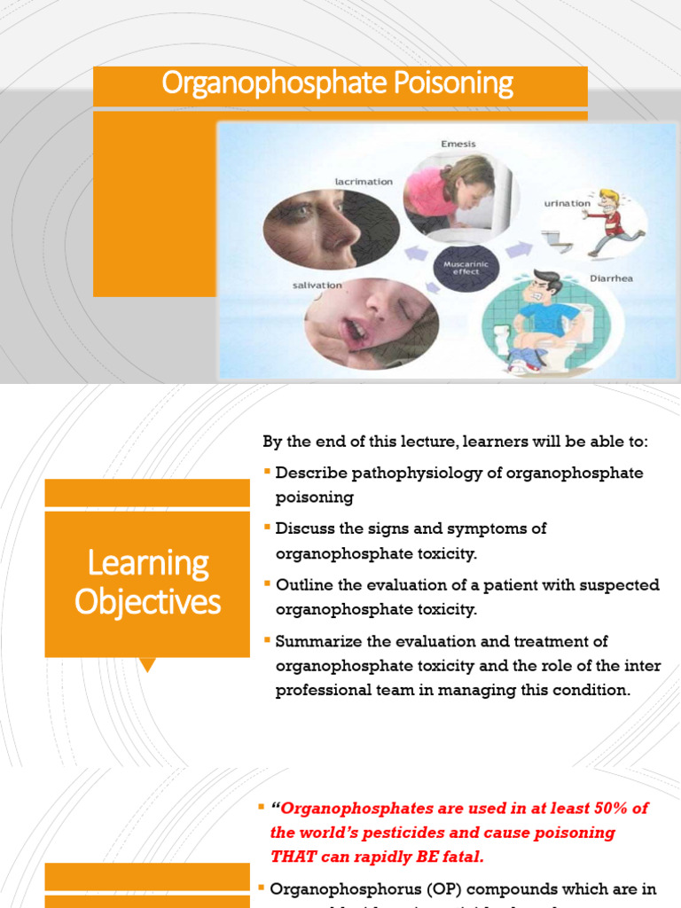 Organophosphate Poisoning (Reference Material For OSCE) | PDF ...