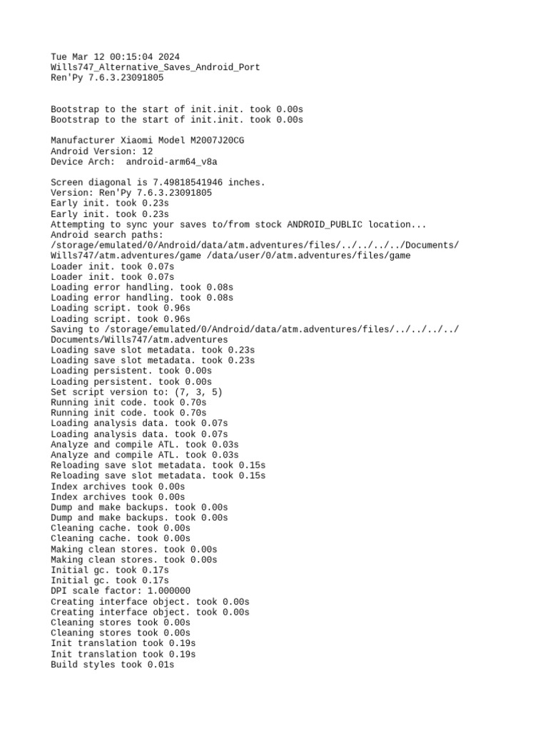 Log | PDF | Texture Mapping | Booting