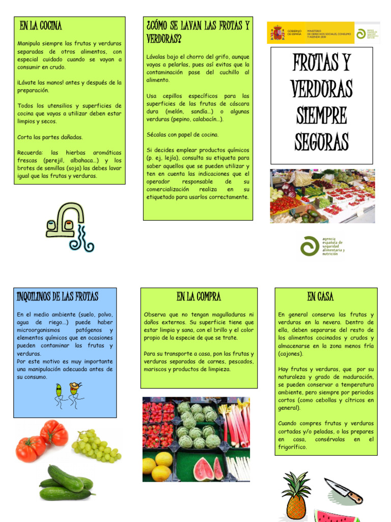Frutas Verduras Triptico | PDF | Vegetales | Fruta Frutas Verduras Triptico | PDF | Vegetales | Fruta