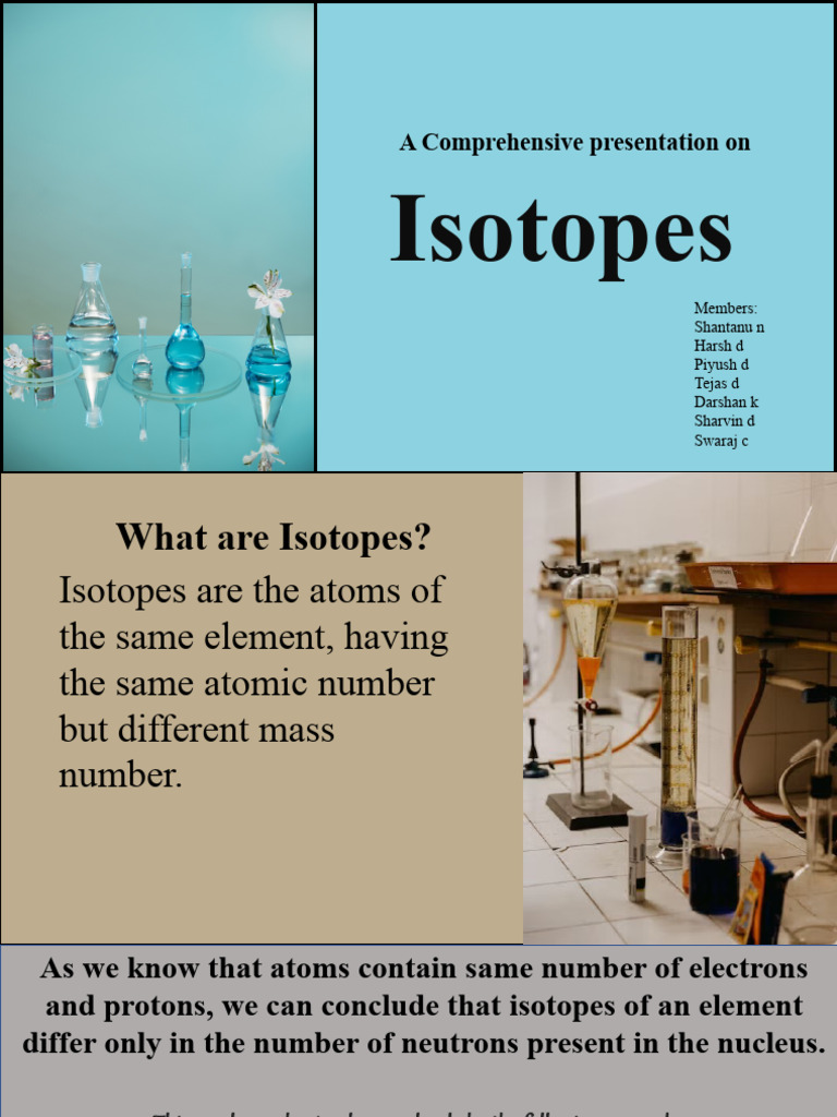 Isotopes[2] | PDF | Isotope | Chemical Elements